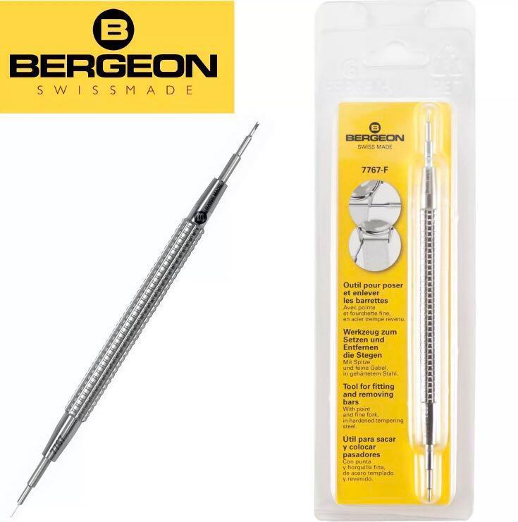 Brand New!! BERGEON® Swiss Made 7767-F Knurled Grip Watch Spring Bar ...