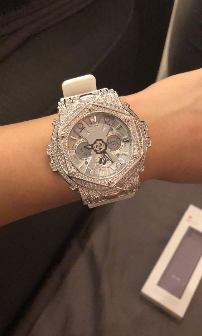 Customised Swarovski Crystal Casing on G Shock, Luxury, Watches on ...