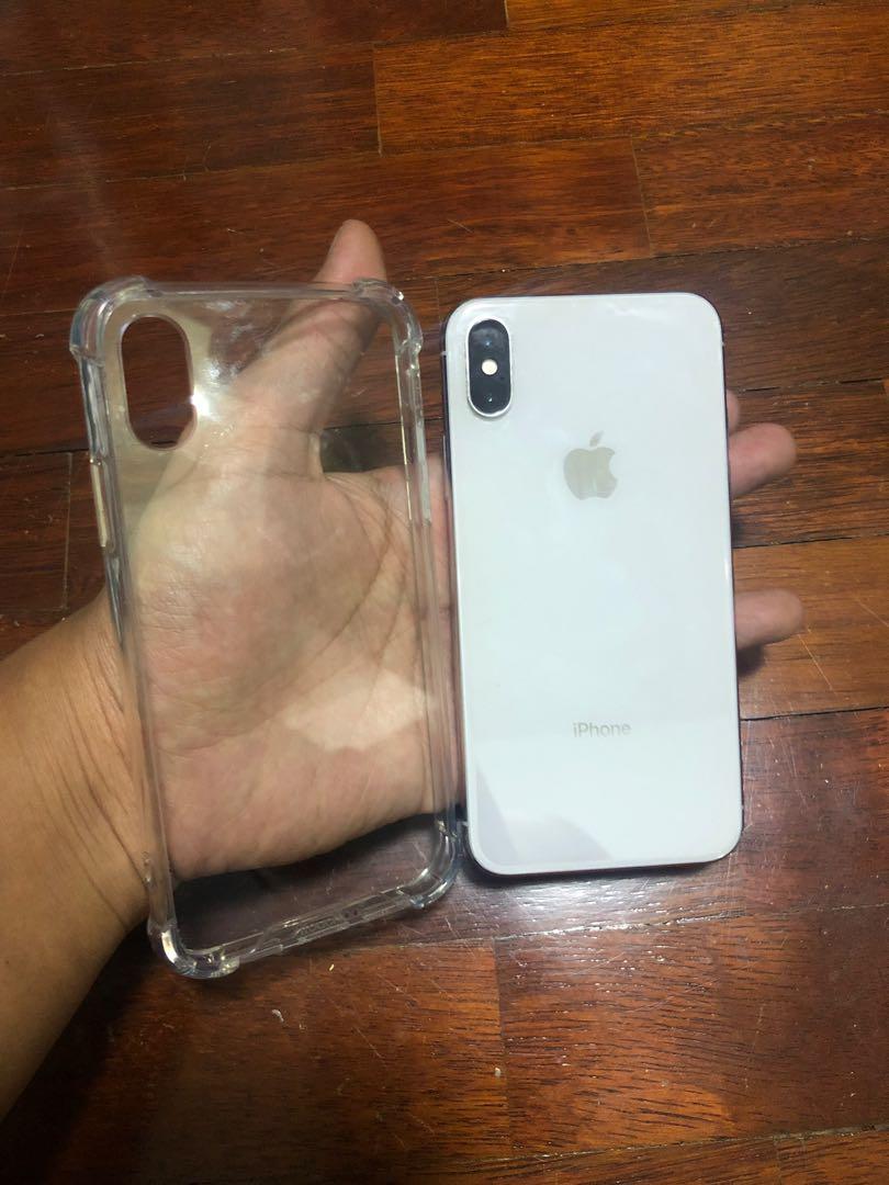 iPhone X 256GB Silver MY set with Machines Receipt, Mobile Phones ...