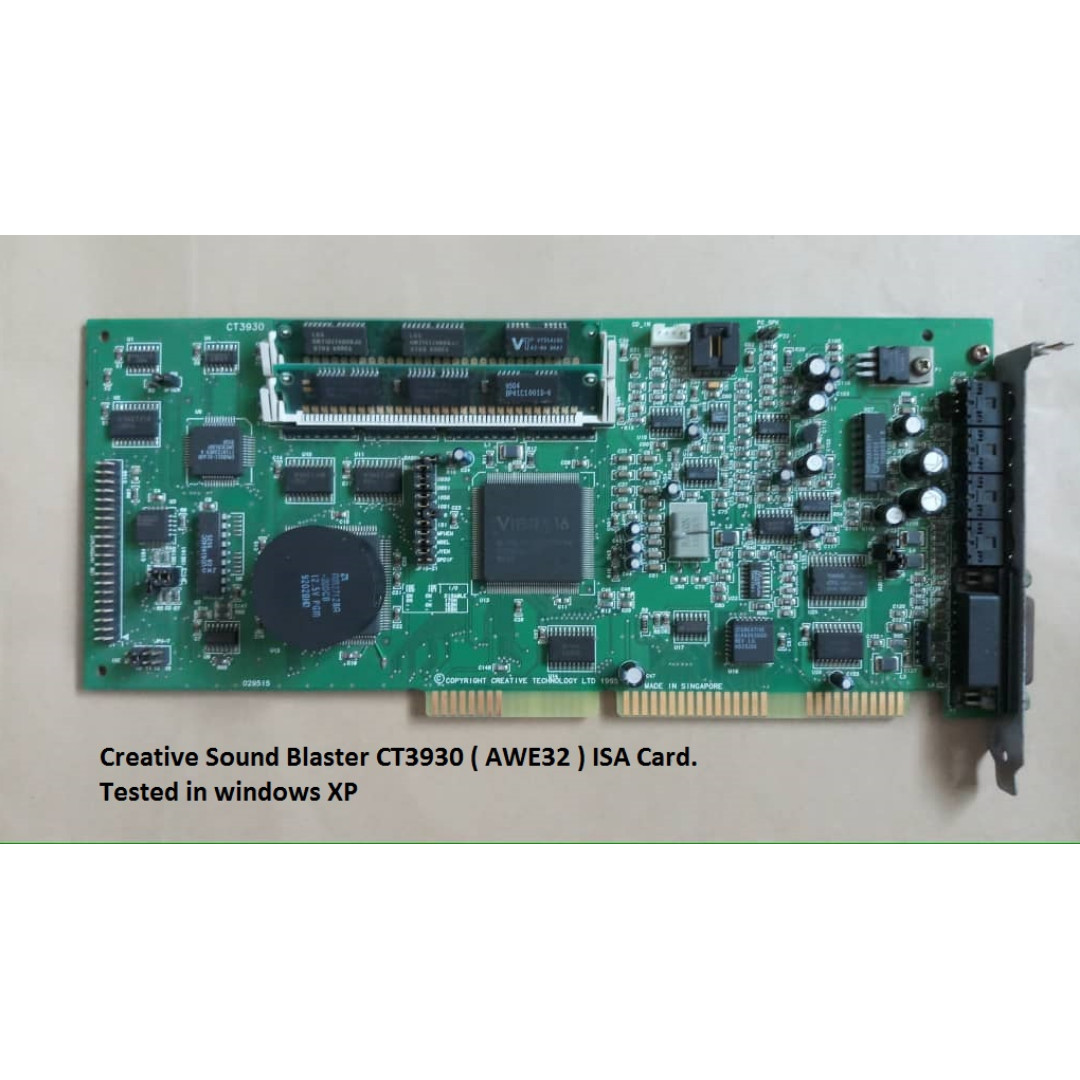 ISA Creative Sound Blaster CT3930 ( AWE32 ) - rm200, Computers & Tech ...