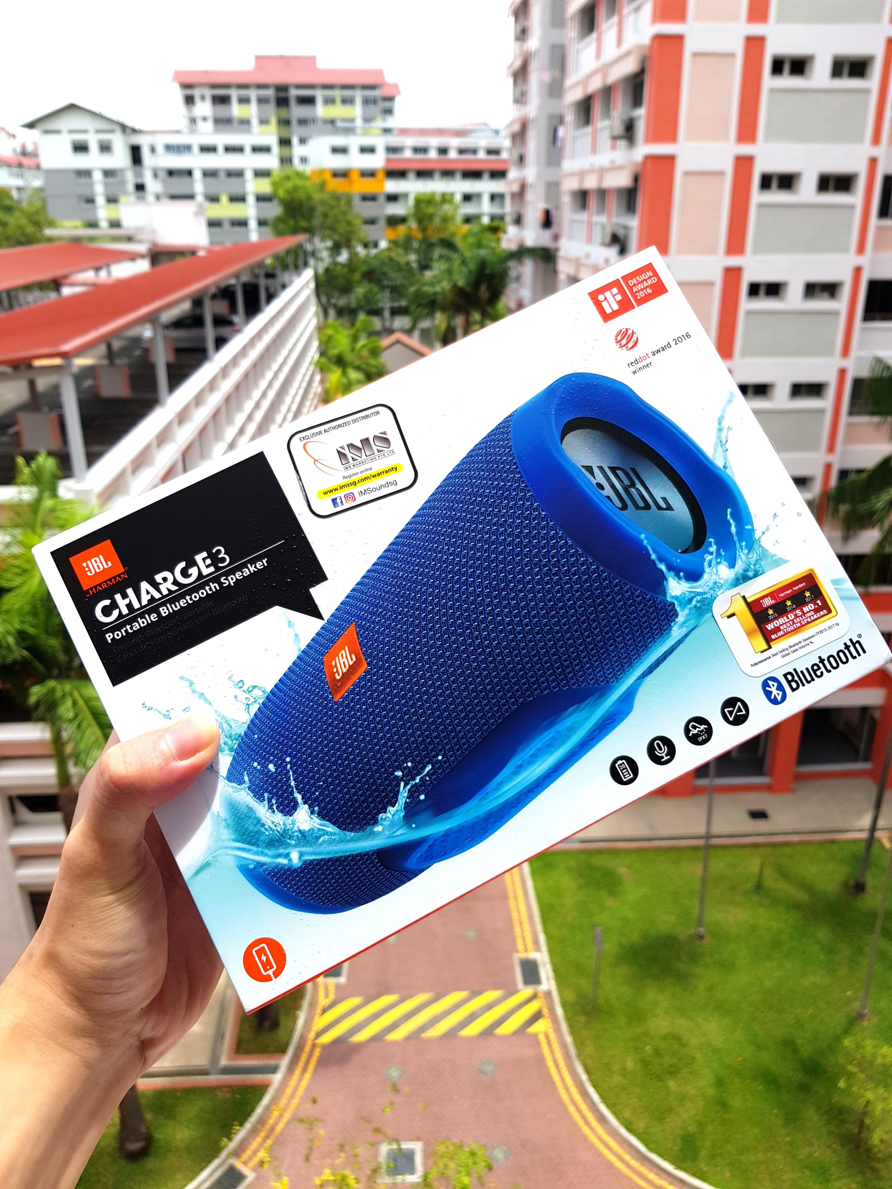 JBL CHARGE 3 ORIGINAL - BLUE, Audio, Earphones on Carousell