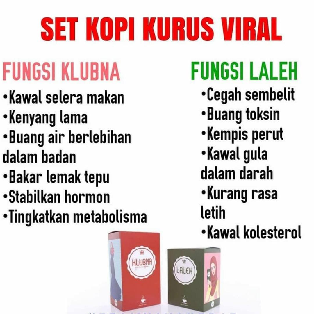 KLUBNA LALEH (1 SET ONLY), Health & Nutrition, Health Supplements ...
