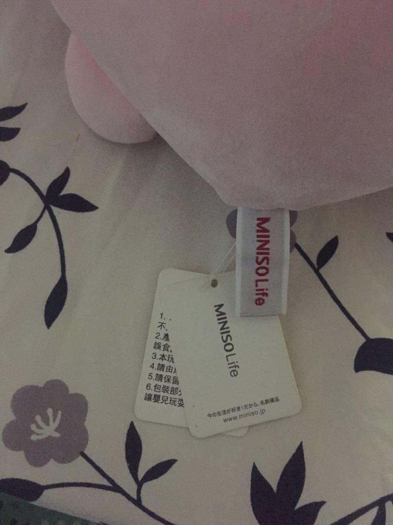 Miniso Rabbit Soft Toy, Hobbies & Toys, Toys & Games on Carousell