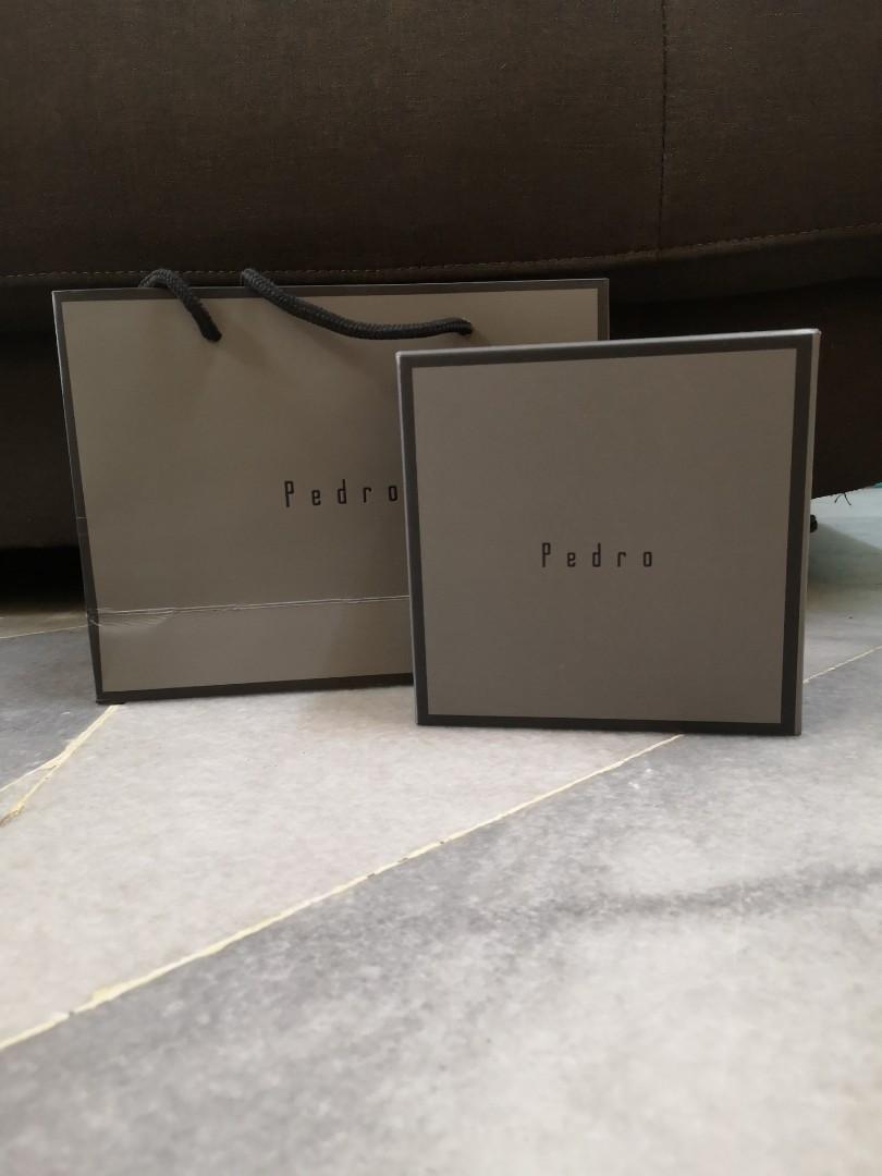 Pedro paper bag and box, Luxury, Bags & Wallets on Carousell