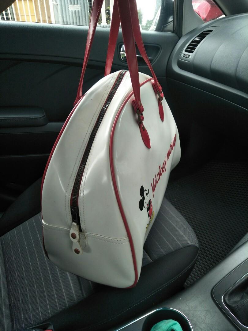 Rare mickey mouse disney bowling travel bag style, Men's Fashion, Bags ...