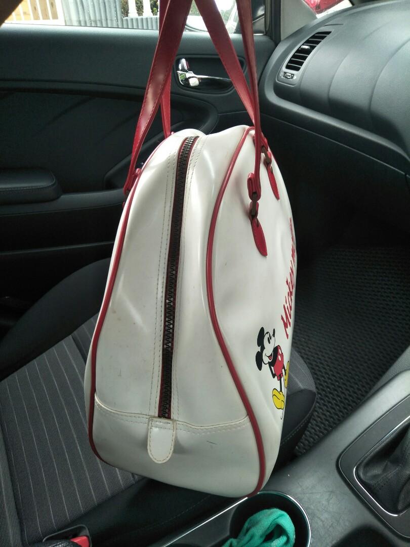 Rare mickey mouse disney bowling travel bag style, Men's Fashion, Bags ...