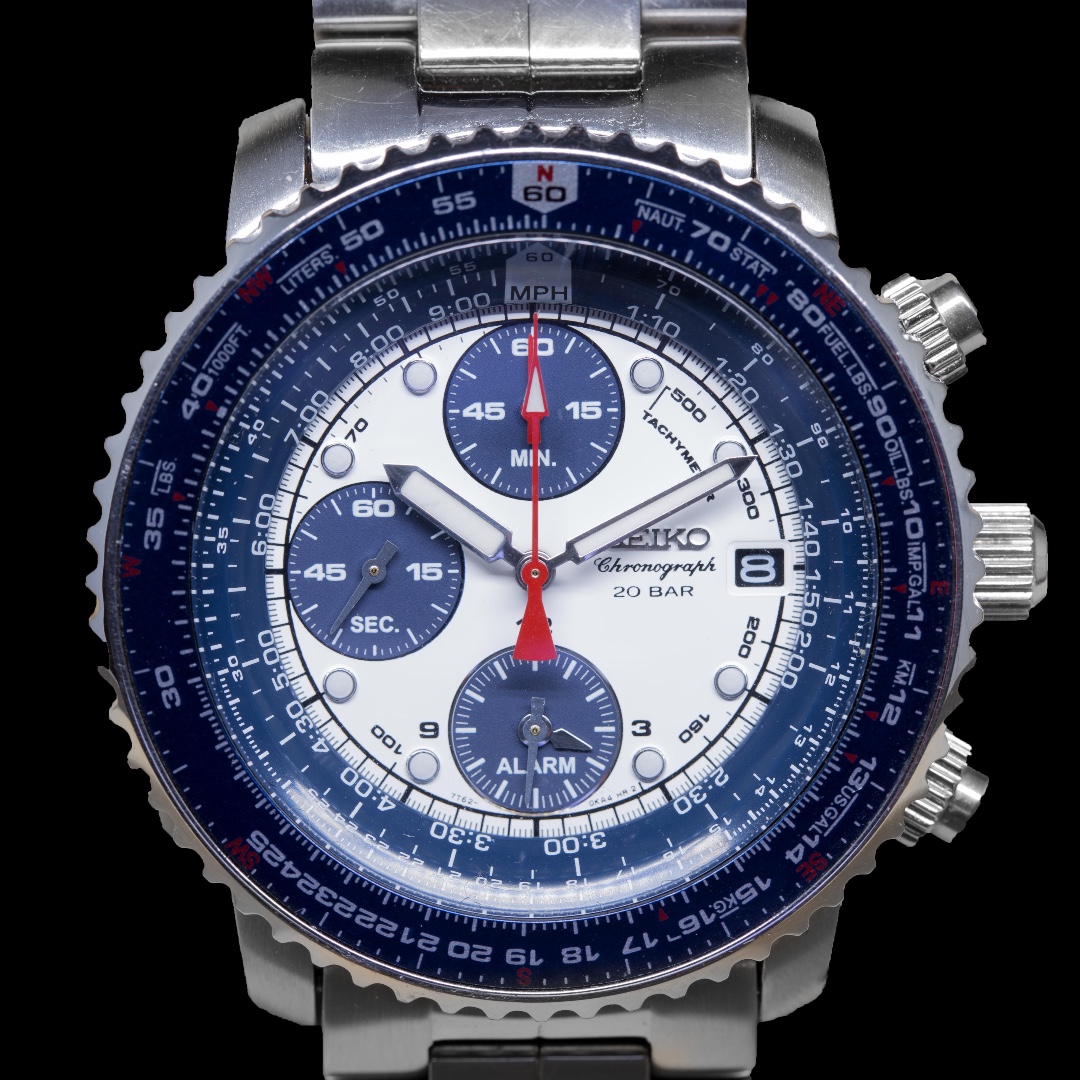 Rare Seiko Blue Flightmaster SNA413P, Men's Fashion, Watches ...