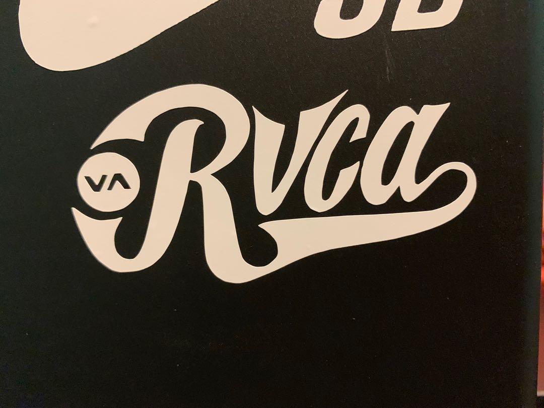 RVCA decal sticker, Motorcycles, Motorcycle Accessories on Carousell