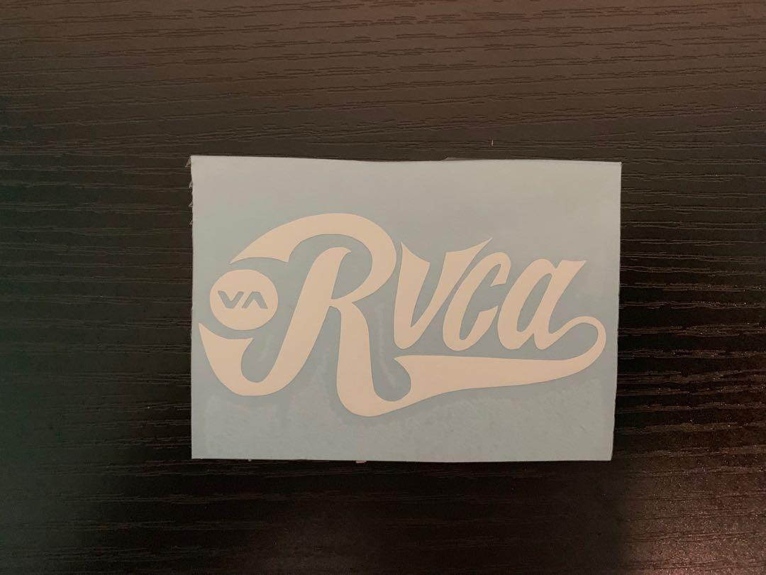 RVCA decal sticker, Motorcycles, Motorcycle Accessories on Carousell