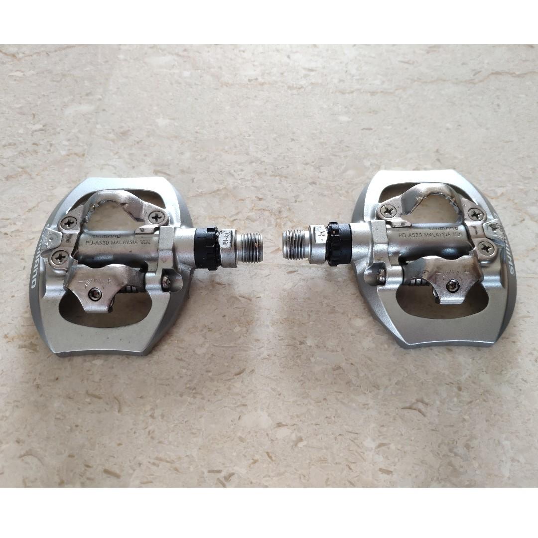 Shimano PD-A530 Dual Platform Pedals, Sports Equipment, Bicycles ...