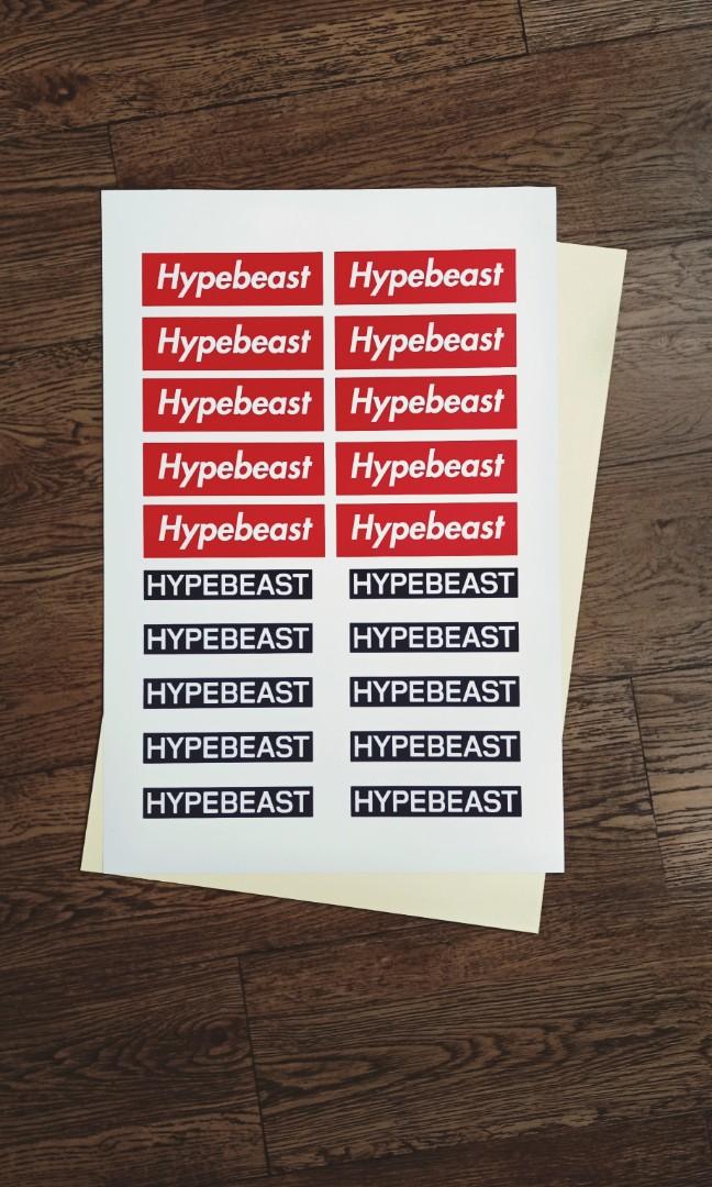 STICKER/STIKER HYPEBEAST, Fesyen Pria, Aksesoris, Lainnya di Carousell