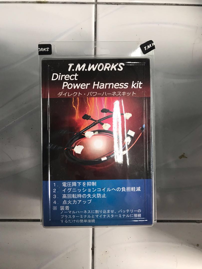 T.M. WORKS Direct Power Harness (Power-UP Spec) #APR10, Auto ...