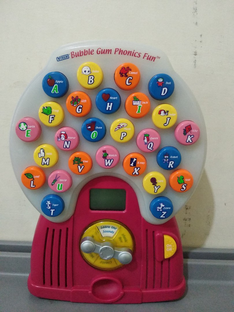Vtech bubble gum phonics fun, Babies & Kids, Infant Playtime on Carousell