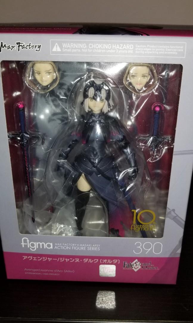 全新日版 Max factory Figma 390 Fate FGO saber Avenger 暗黑 聖女貞德 黑貞德Jeanne d'Arc alter, 興趣及遊戲, 玩具 & 遊戲類 ...