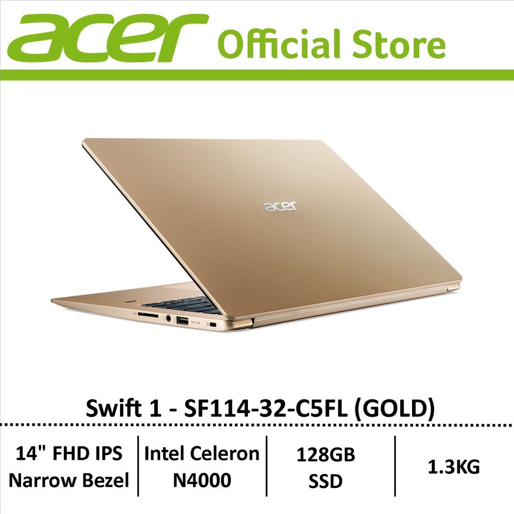 Acer Swift 1 Gold 128Gb SSD, Computers & Tech, Laptops & Notebooks on ...