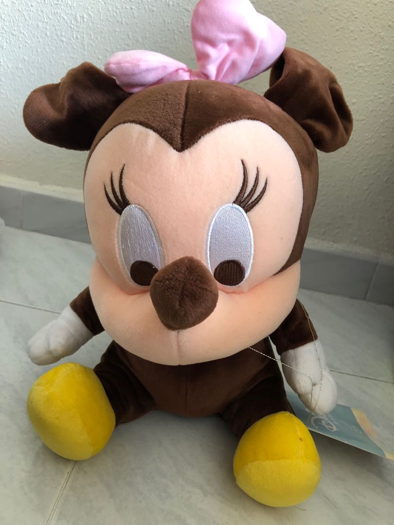 BNWT Disney Baby Minnie Mouse Soft Toy, Hobbies & Toys, Toys & Games on ...