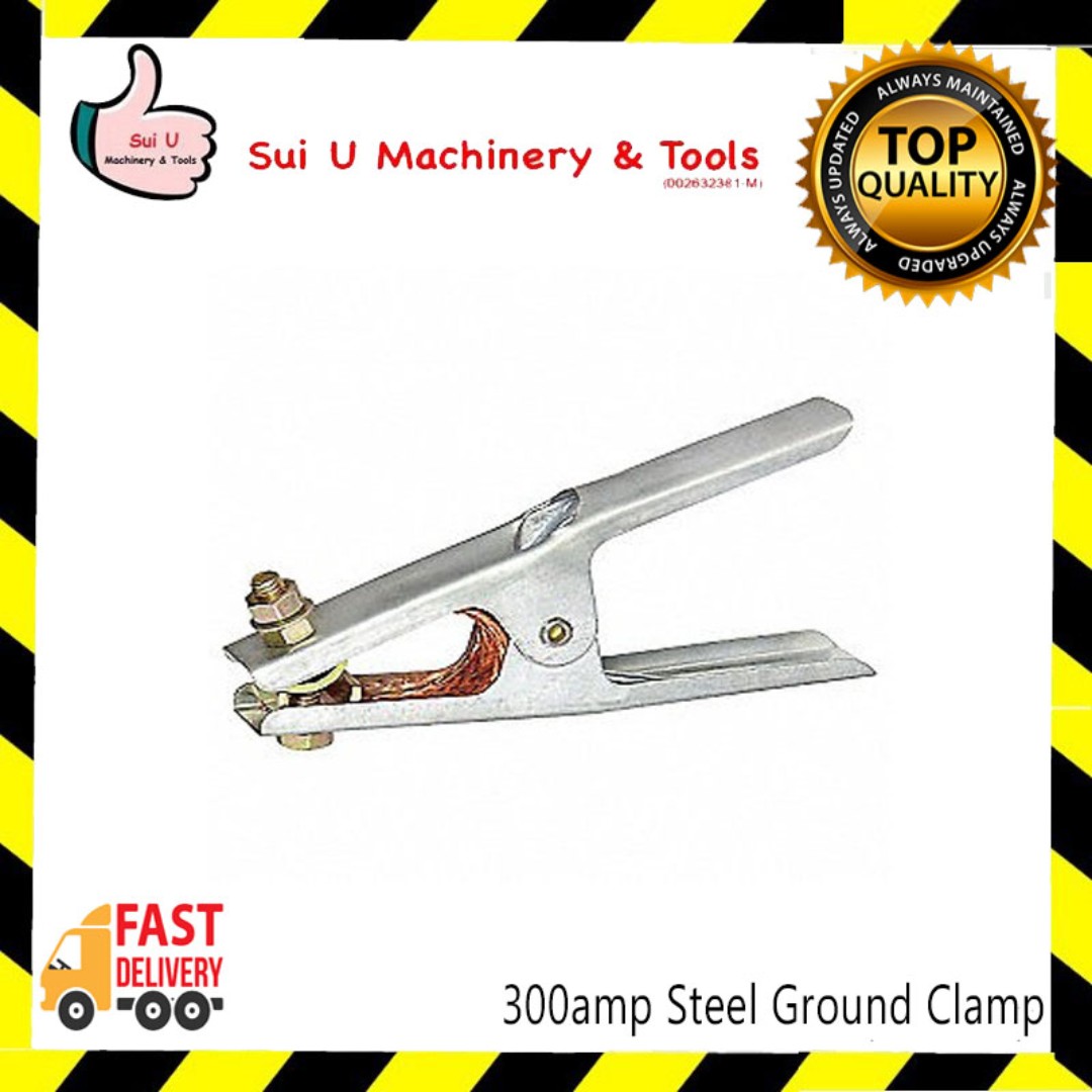 BOND-WEL 300amp Steel Ground Clamp, TV & Home Appliances, Electrical ...