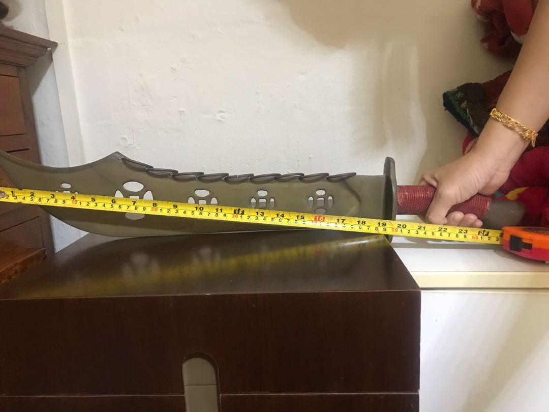 Bronze made nine ring Dao, Hobbies & Toys, Memorabilia & Collectibles ...