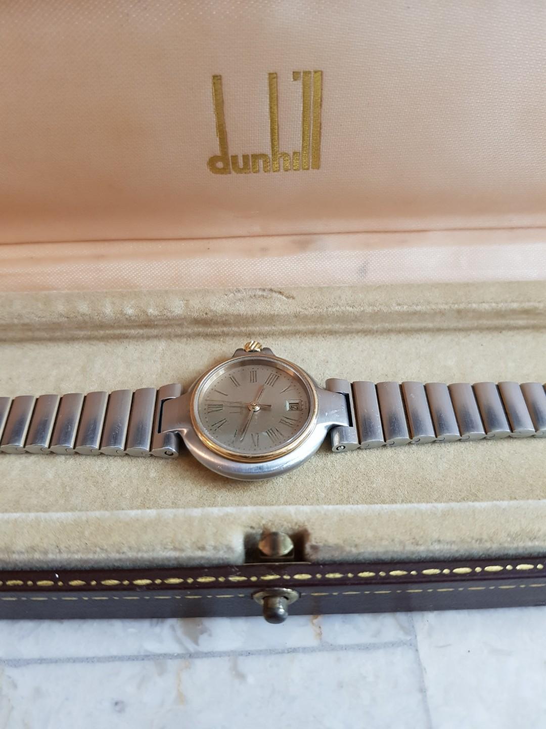 Dunhill Millennium Date Stainless Steel Quartz Ladies Watch on Carousell