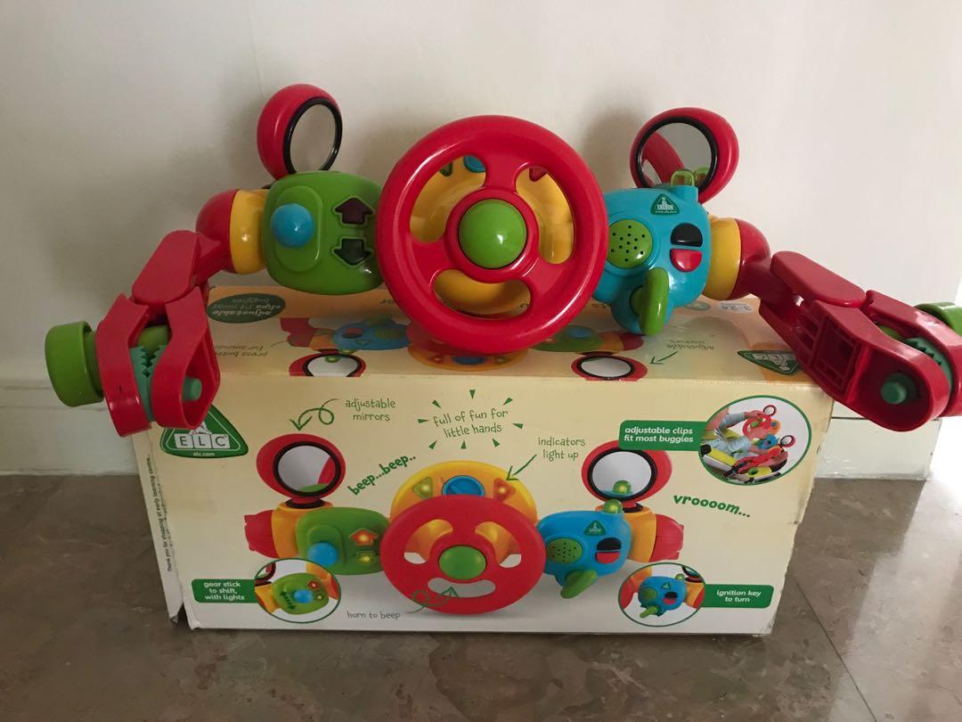 ELC Lights and Sounds Buggy Driver - Red, Babies & Kids, Infant ...