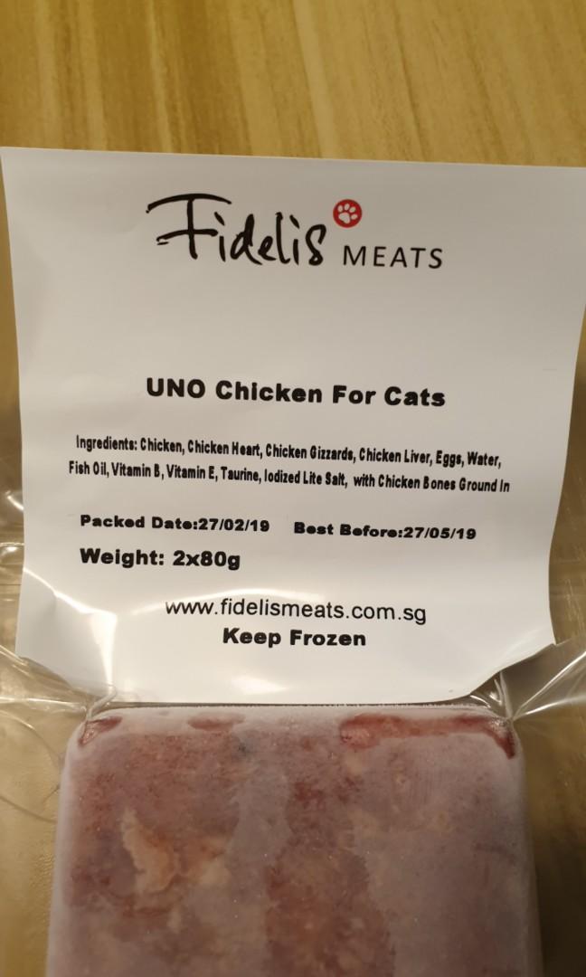 Fidelis Frozen Raw Chicken and Beef, Pet Supplies, Pet Food on Carousell