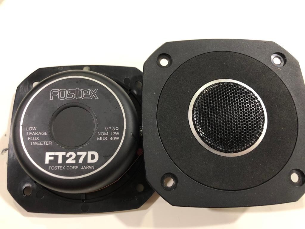 Fostex FT 27D tweeters (speaker), Audio, Soundbars, Speakers ...