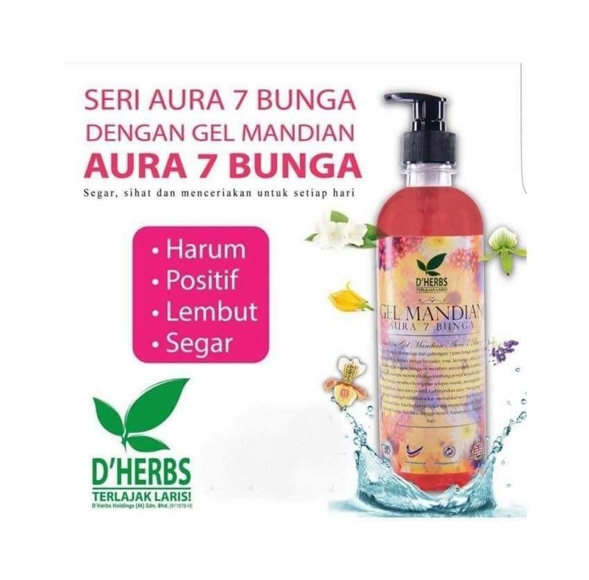Gel mandian aura 7 bunga, Beauty & Personal Care, Face, Face Care on ...