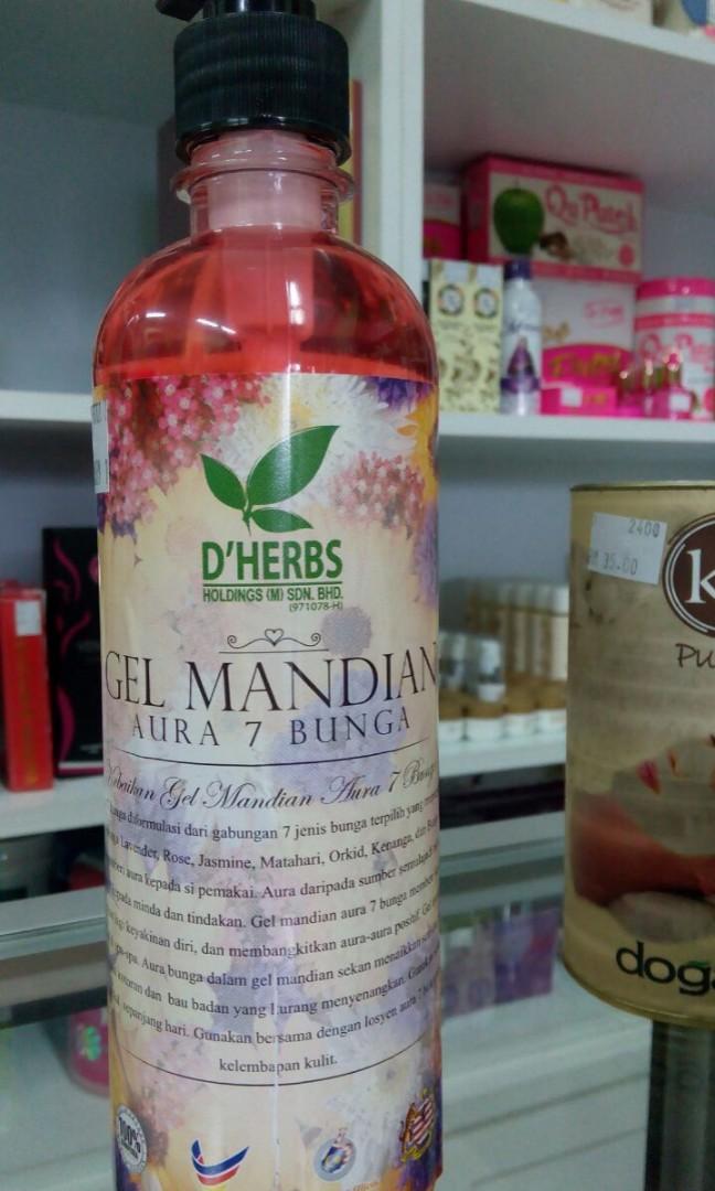 Gel mandian aura 7 bunga, Beauty & Personal Care, Face, Face Care on ...