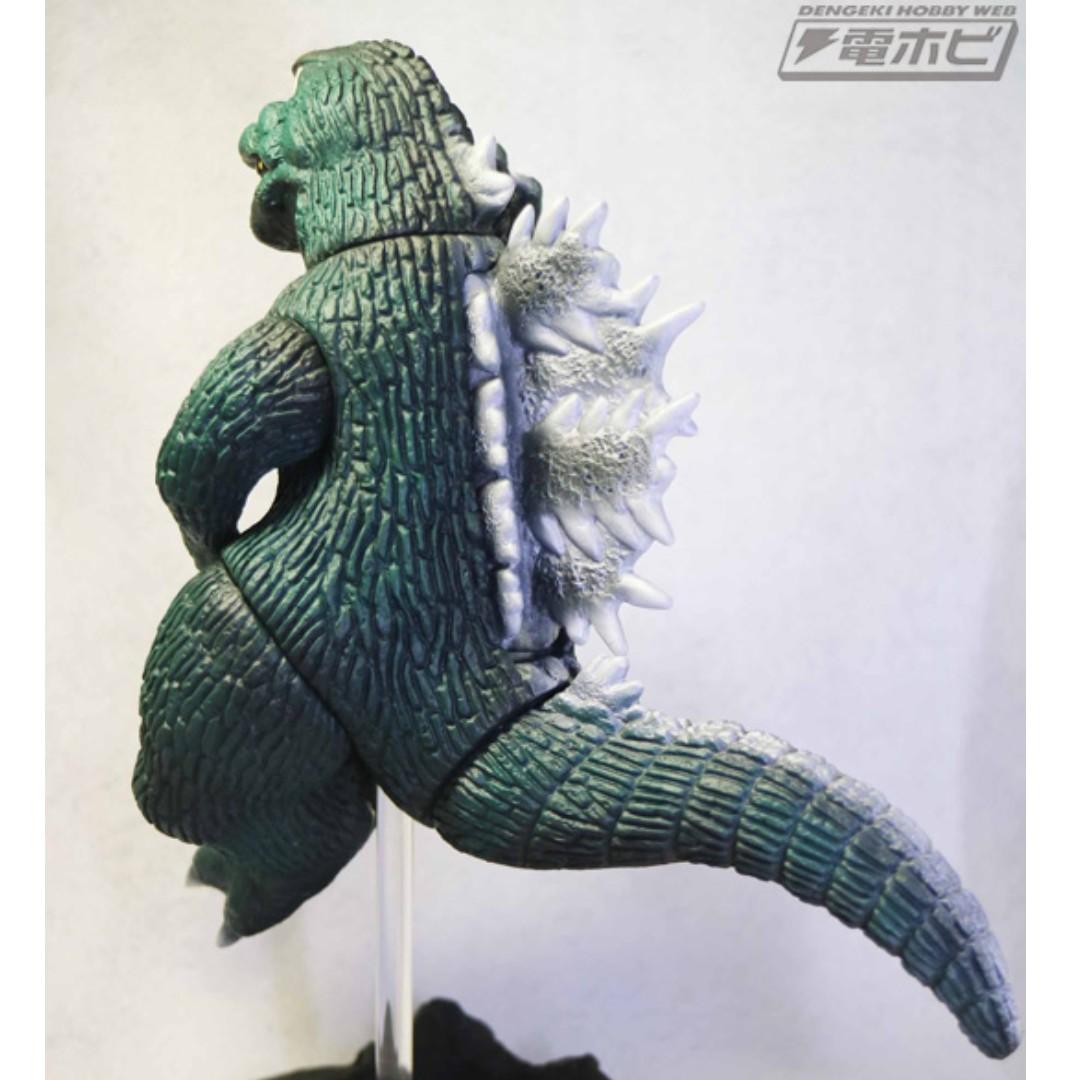 Hazawa Gumi Jumping Godzilla Gojira with base Showa 65 1965 Japan made Toho Sofubi Sofvi ...