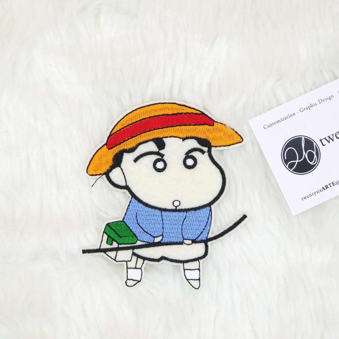 Iron On Patch | Crayon Shin Chan | 蜡笔小新, 小白, Shiro, Hobbies & Toys ...