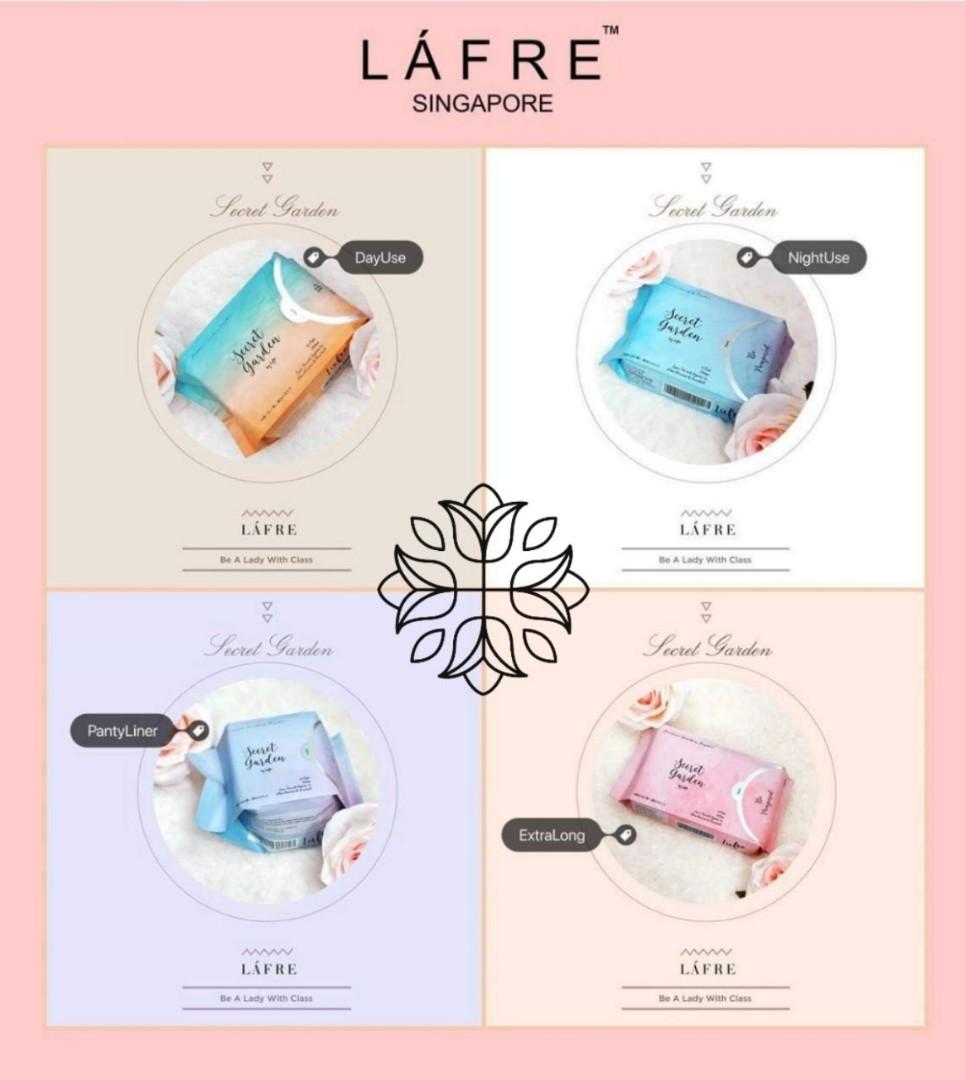 Lafre Secret Garden Sanitary Napkin, Everything Else on Carousell