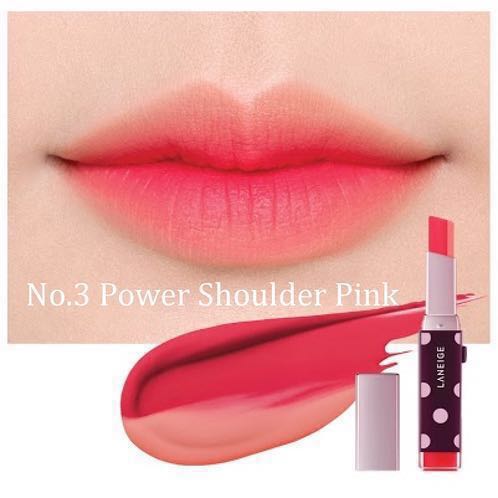 Laneige X YCH Two Tone Matte Lip Bar (No. 3 Powershoulder Pink), Health ...