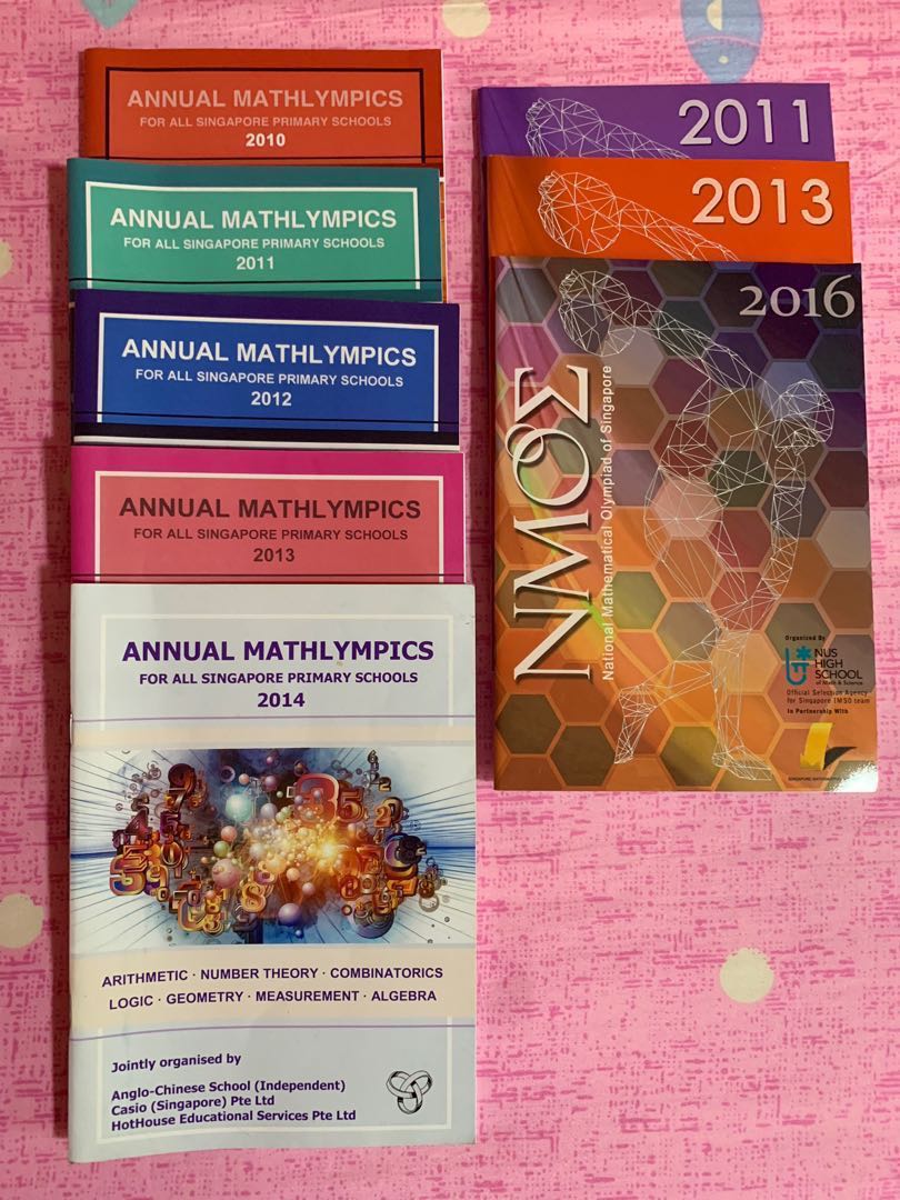Math Olympiad booklets NMOS, Mathlympics, SASMO, Hobbies & Toys, Books ...