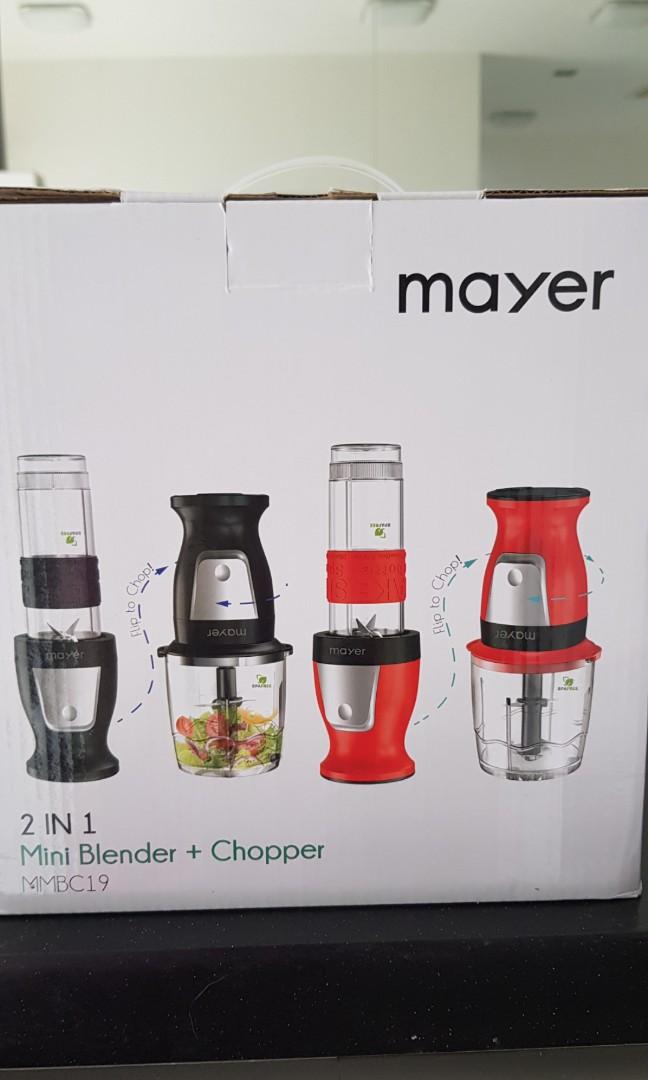 Mayer Mini blender+chopper, TV & Home Appliances, Kitchen Appliances, Juicers, Blenders ...