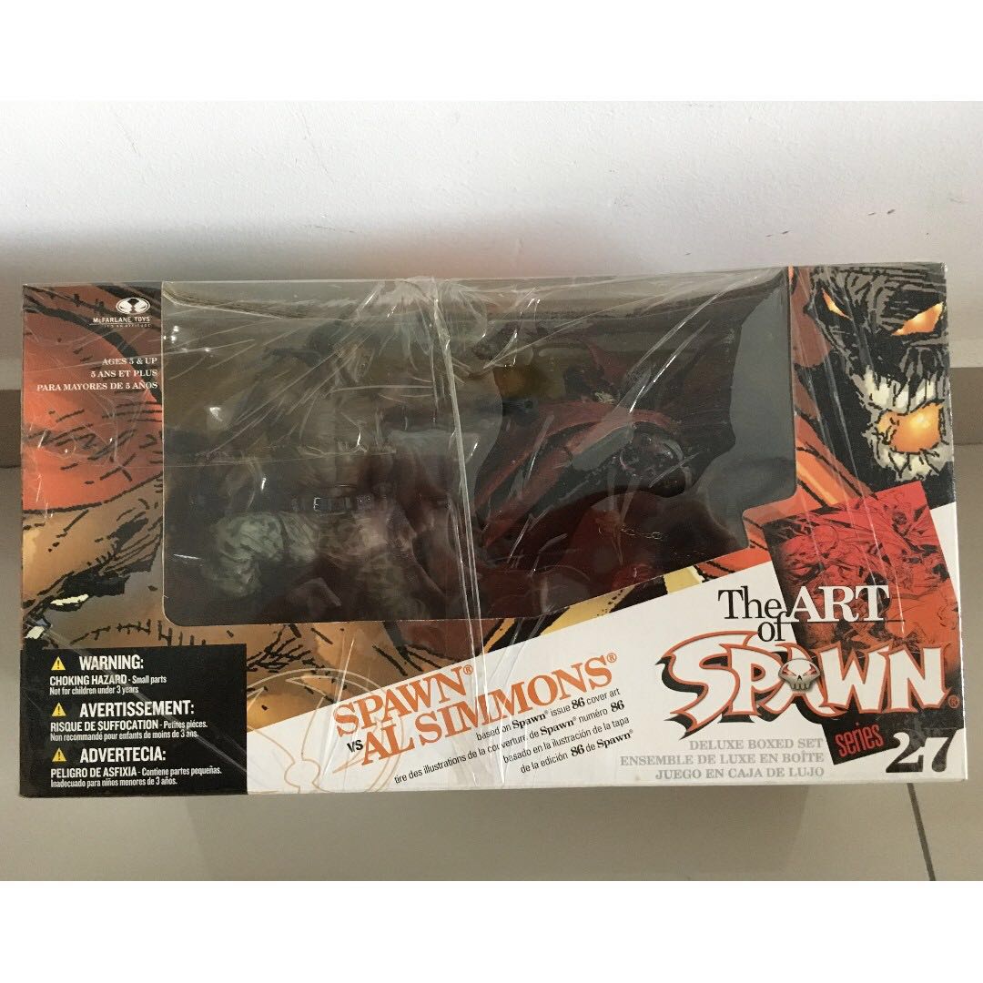 McFarlane Toys Art of Spawn Series 27 Spawn vs Al Simmons Deluxe Box ...