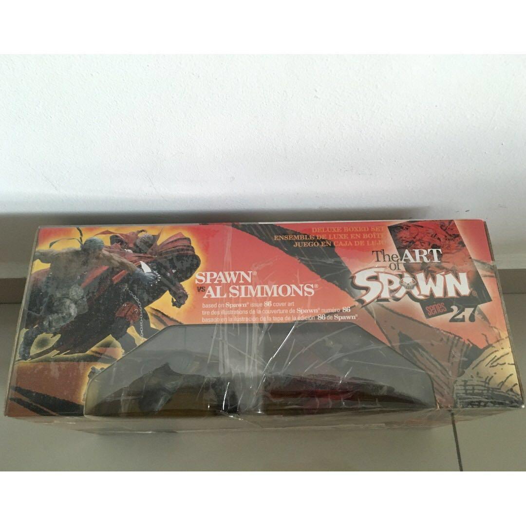 McFarlane Toys Art of Spawn Series 27 Spawn vs Al Simmons Deluxe Box ...