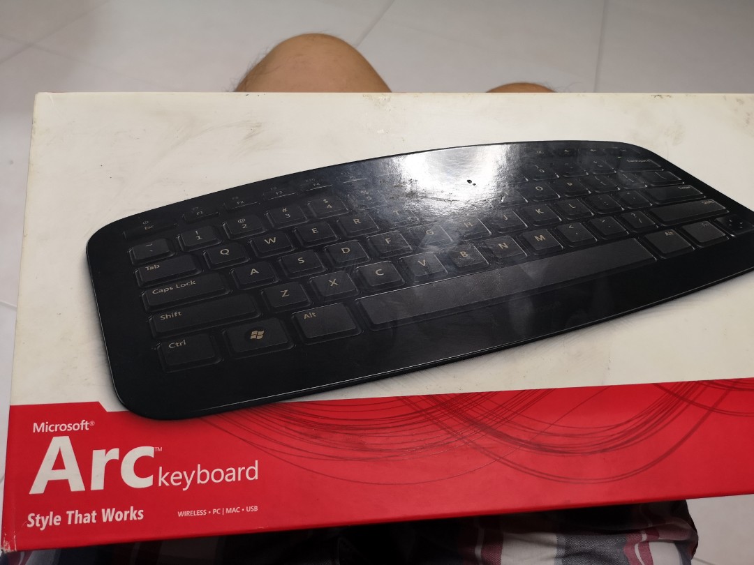 Microsoft Arc Wireless Keyboard, Computers & Tech, Parts & Accessories ...