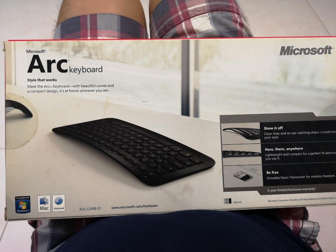 Microsoft Arc Wireless Keyboard, Computers & Tech, Parts & Accessories ...