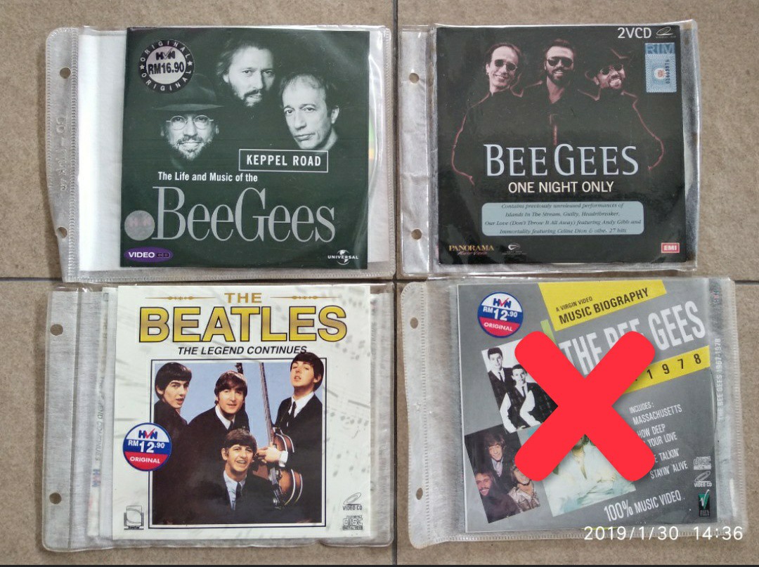 Original Music Video /Live VCD Batch 2, Hobbies & Toys, Music & Media ...