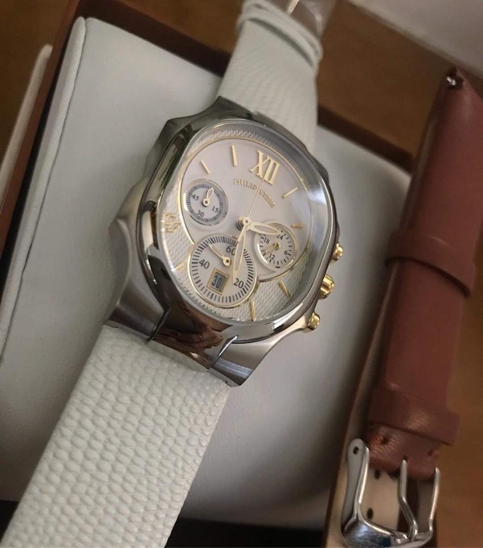 Philip Stein Tank Chrono Two tone orig moneyback if fake, Luxury ...