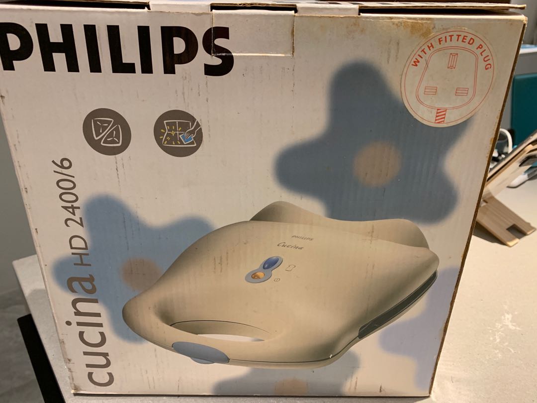 Philips Cucina HD 2400/6 Sandwich Maker, TV & Home Appliances, Kitchen ...