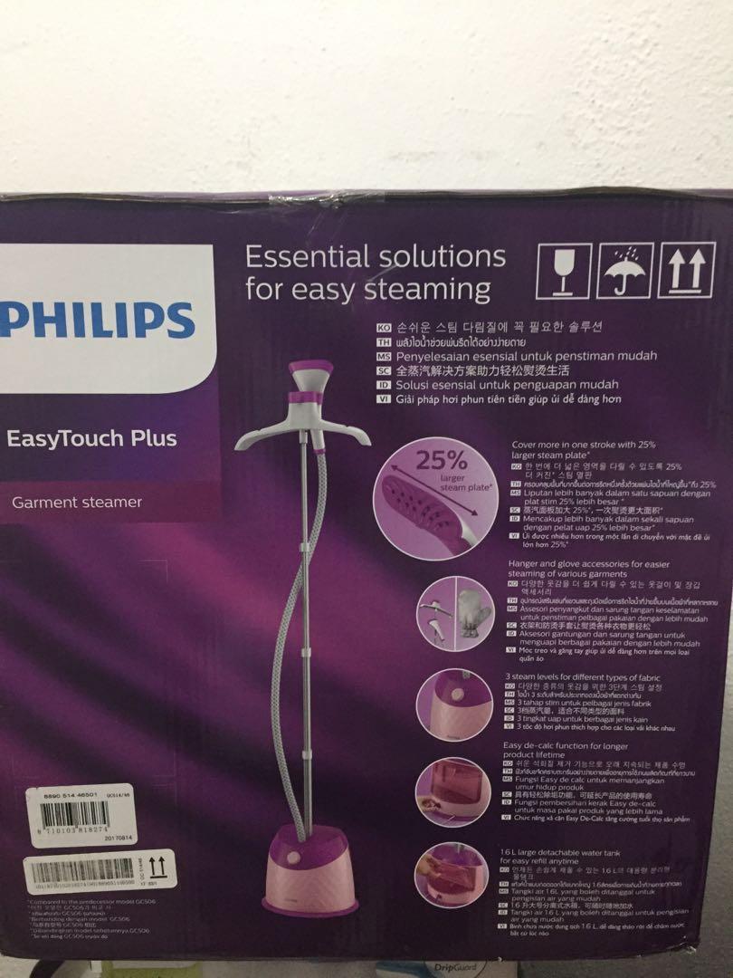 Philips Easy Touch Plus Garment Steamer, Furniture & Home Living ...