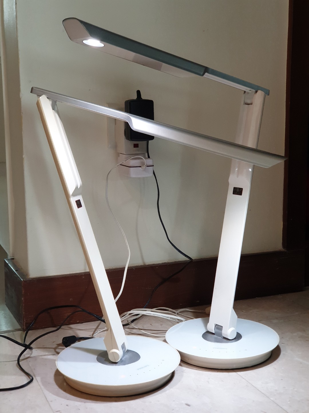 Philips LED Table Lamp 2 units, Furniture & Home Living, Lighting ...