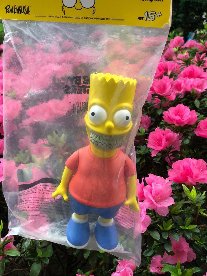 Ron English X Made by Monsters X The Simpsons Bart Grin, 興趣及遊戲, 玩具 & 遊戲 ...