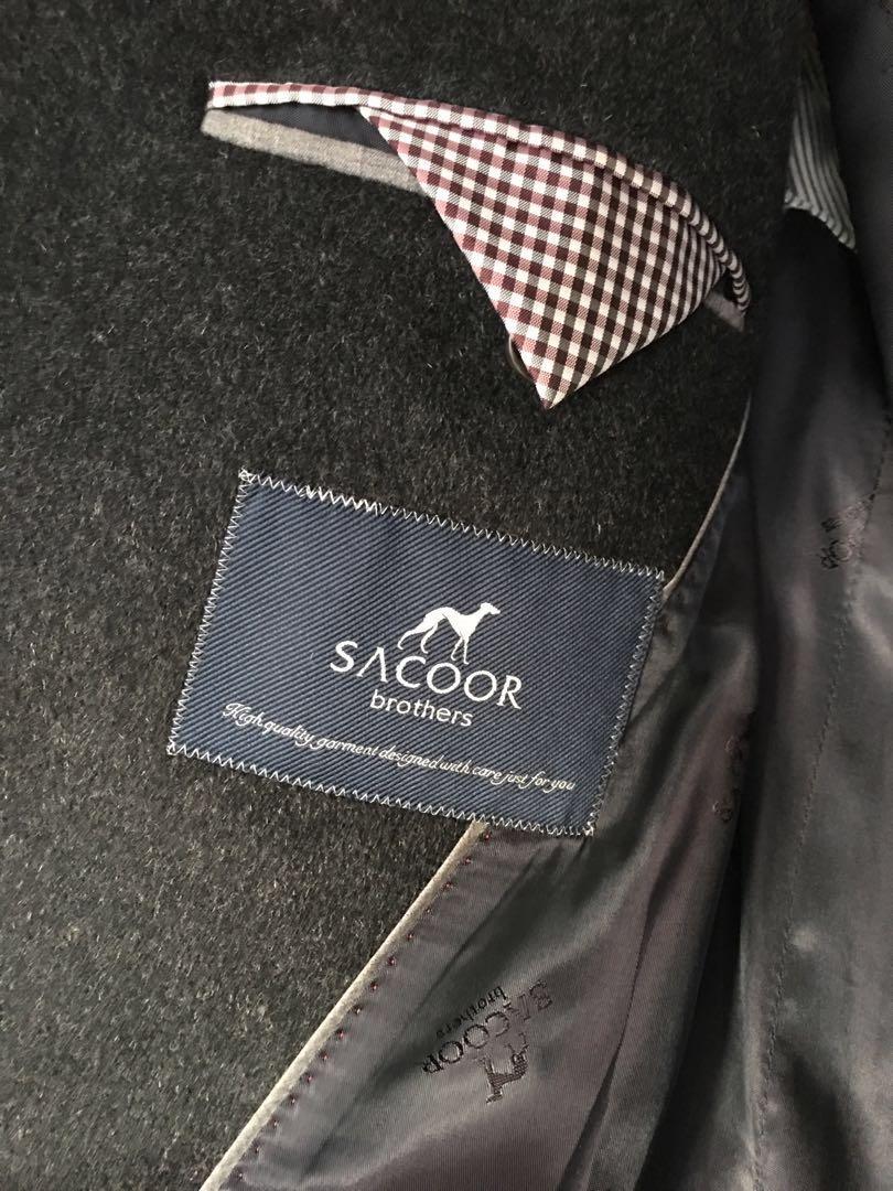 Sacoor Brothers Trench Coat wool and cashmere, Men's Fashion, Clothes ...
