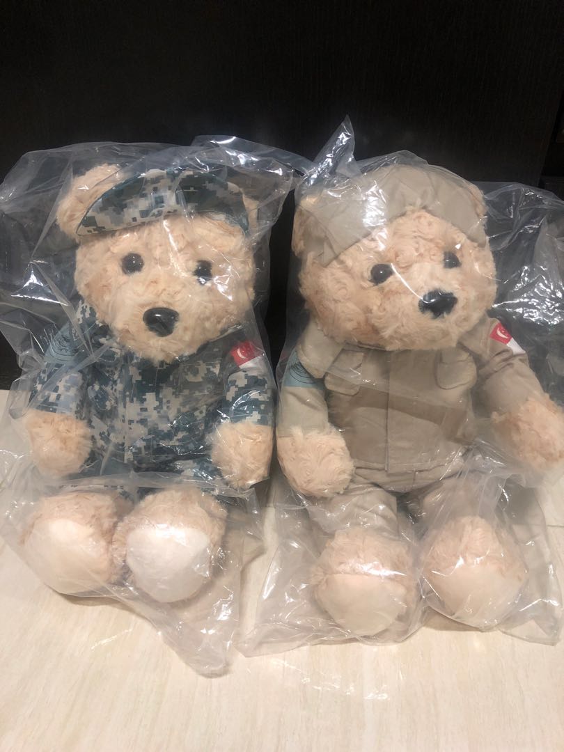 SAF Army Bear in Brown Uniform, Everything Else on Carousell