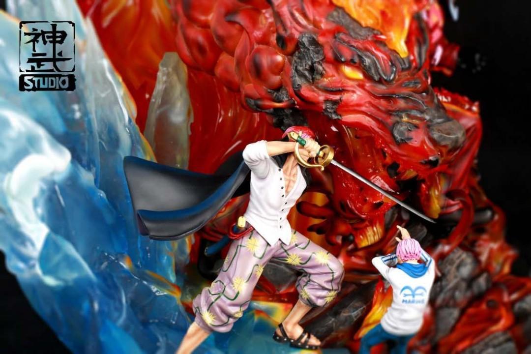 Shen Wu Studio Akainu vs Akagami Shanks & Coby, Hobbies & Toys, Toys ...