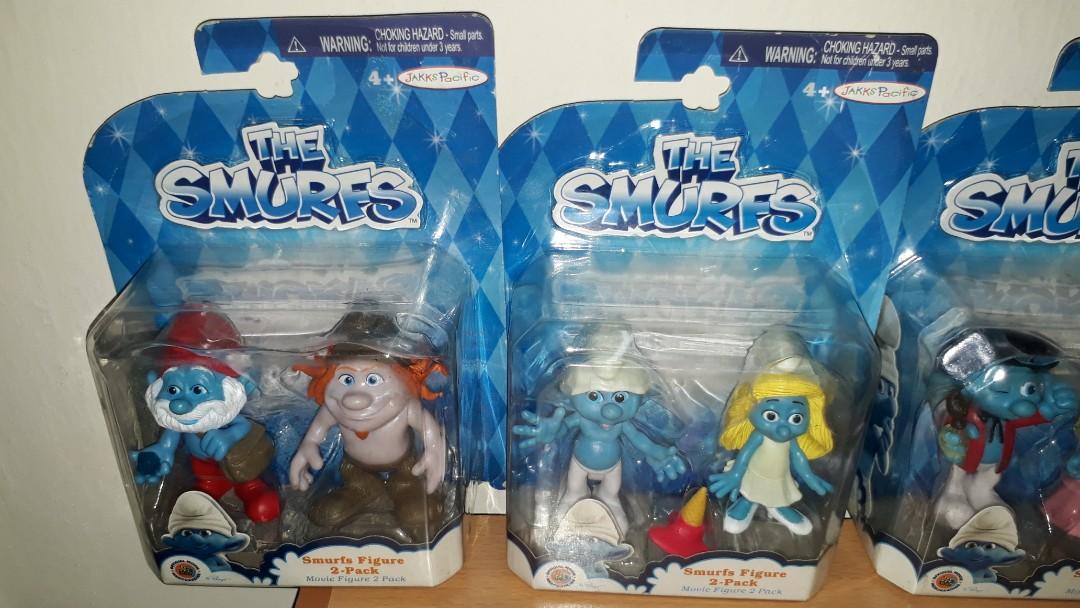 The Smurfs - Smurfs Figure 2 Pack (Set of 4), Hobbies & Toys ...