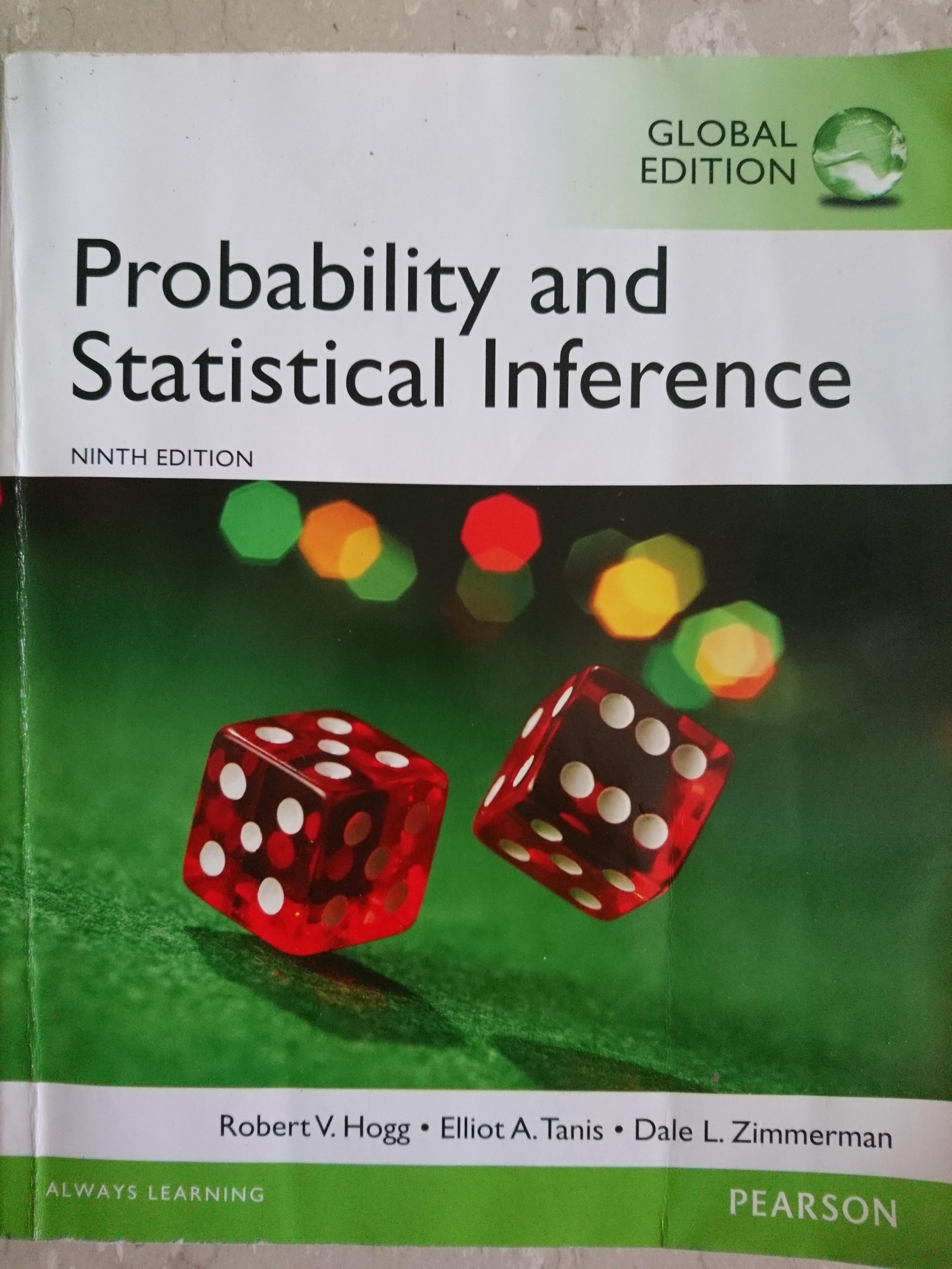 Uol advanced statistics textbook (probability and statistical inference ...
