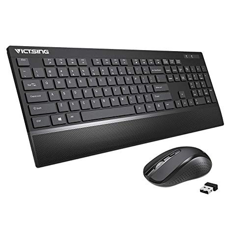 Victsing PC132A Wireless Keyboard and Mouse Combo, Computers & Tech ...